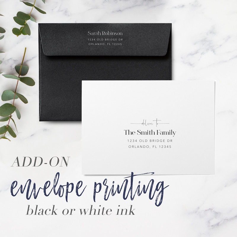 Envelope Printing - Etsy