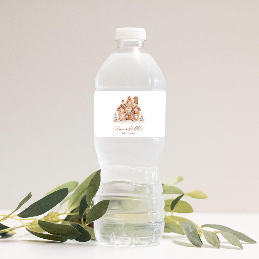 Winter Village Water Bottle Label, It Takes a Village Water Bottle ...