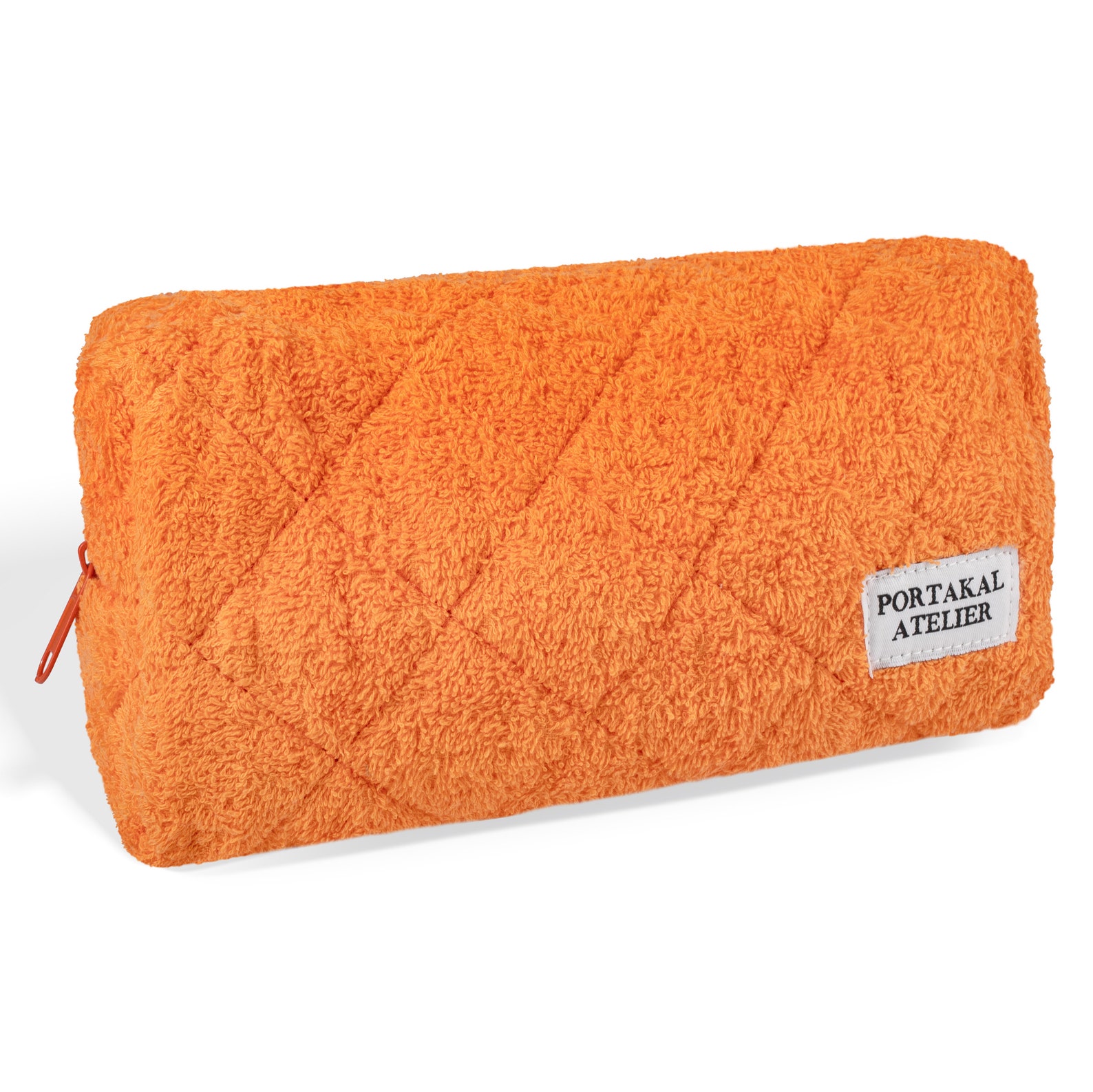 Terry Cloth Cosmetic Bag | Quilted Makeup Bag | Makeup Bag | Pink, Blue ...