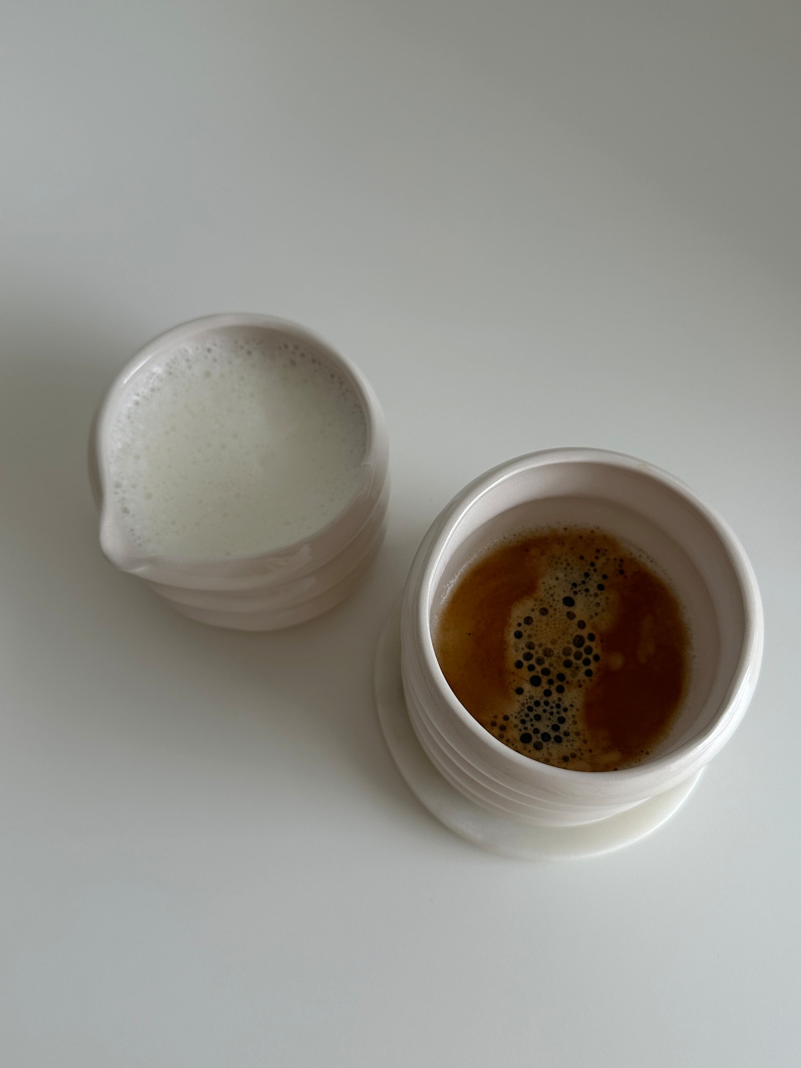 Jug "minimalist" | Handmade Mug for Milk, Matcha | Milk Mug | Matcha ...