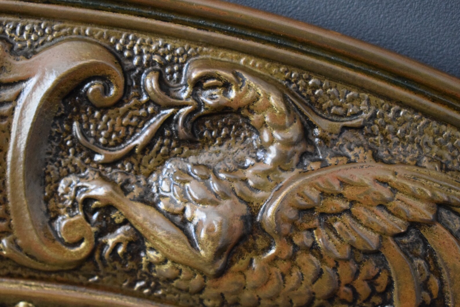 19th.c Embossed Copper Picture Art Wall Panel Tray - Etsy