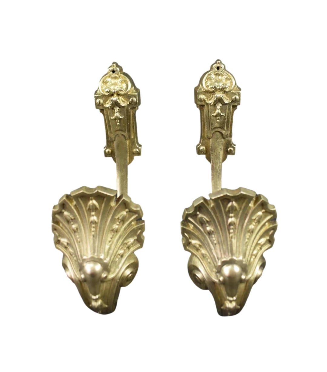 Antique Pair of Louis XV Bronze Tiebacks Holdbacks - Etsy