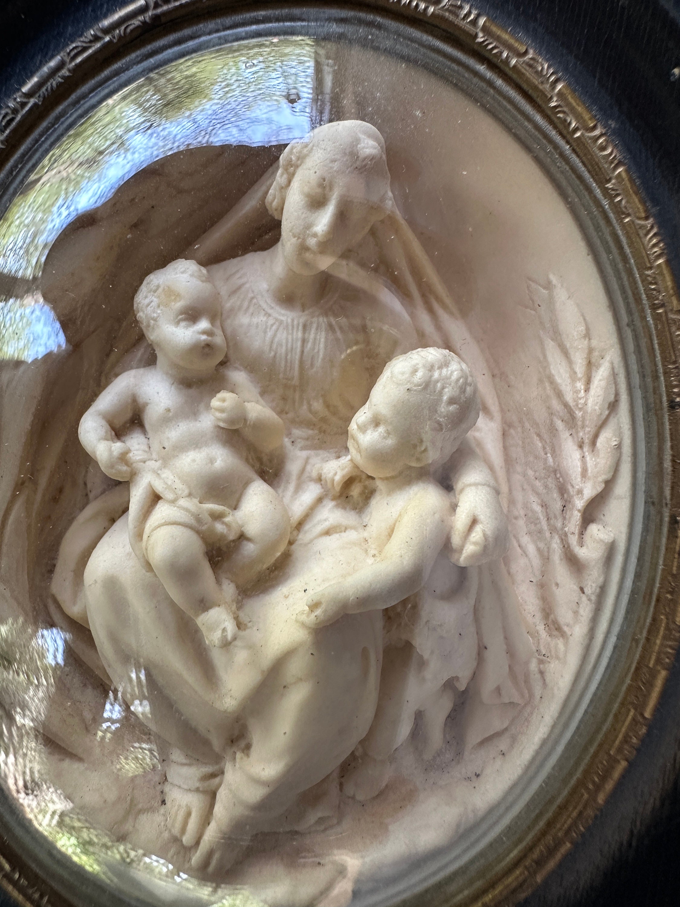 Antique Religious Reliquary Wall Frame Meerschaum Virgin 19th - Etsy
