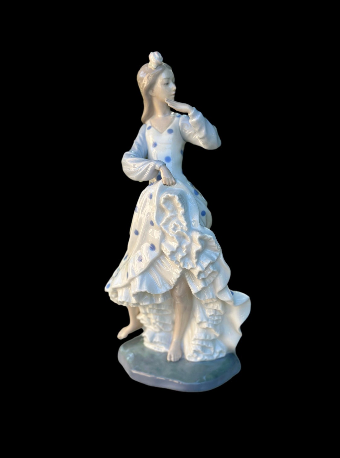 Vintage Spanish Porcelain Figurine LLADRO NAO Flammenco Dancer Mother ...