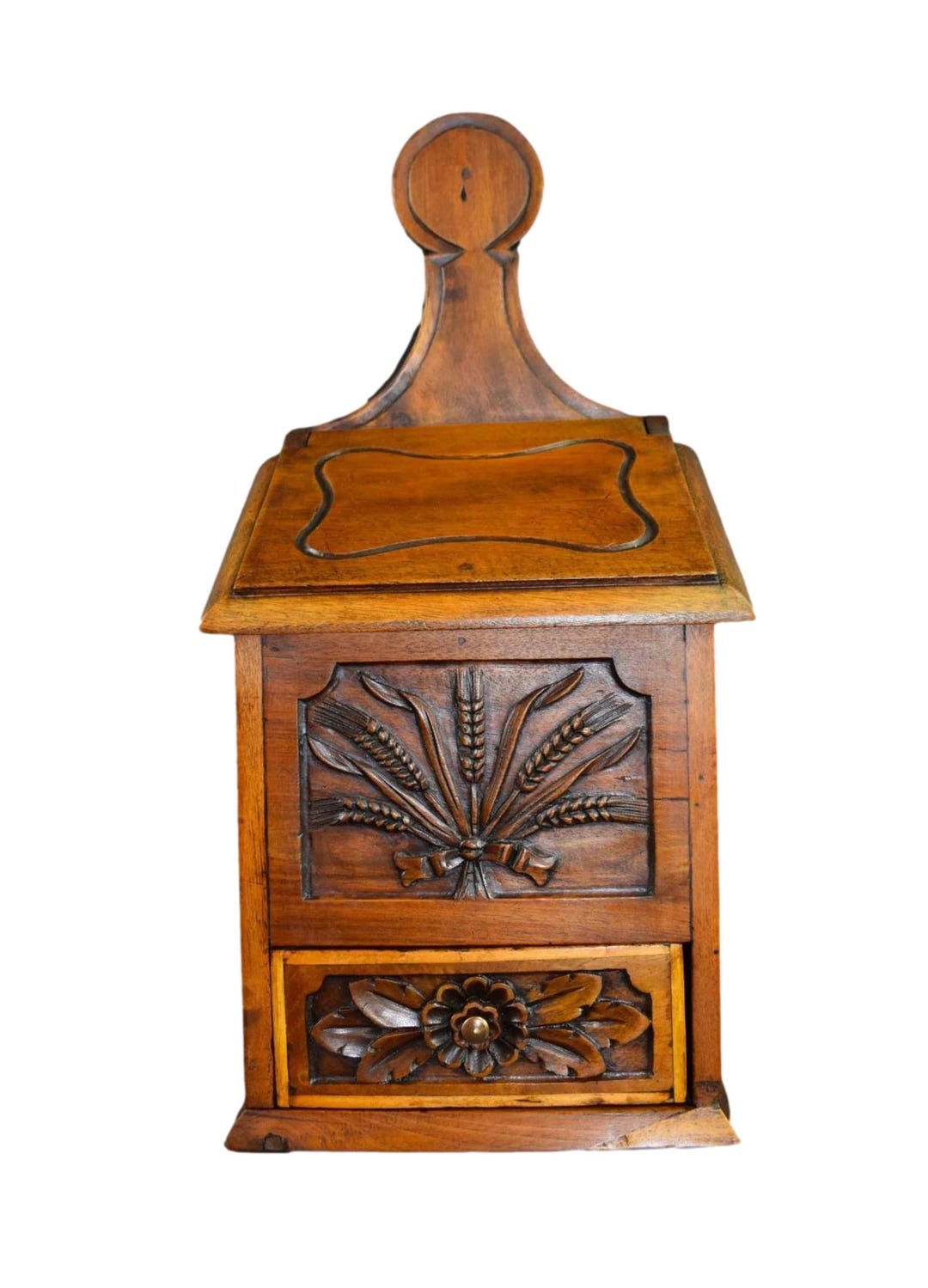 Vintage French Antique Wood "saliero" Salt Box Provencal 19th - Etsy