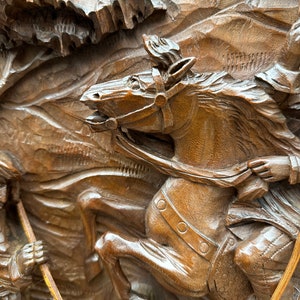 Antique French Walnut Wooden Carved Panel Door Hunting Scene 19th - Etsy