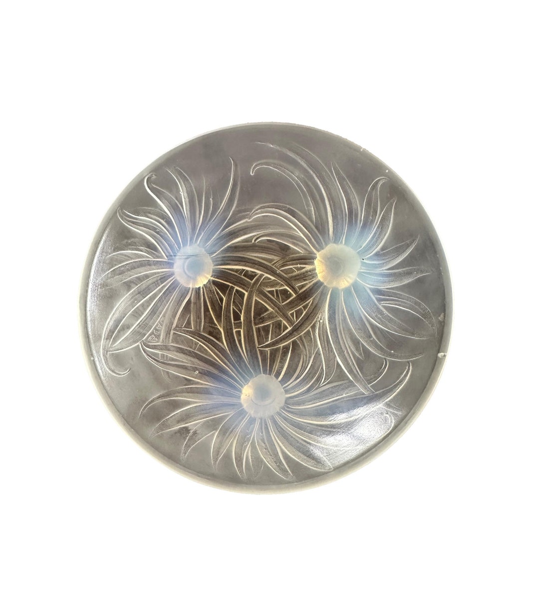 Etling Beal French Art Deco Glass Bowl Collectible Vintage Design - Etsy