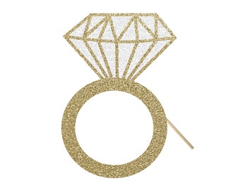 Large Diamond Ring Prop, Bachelorette Party Decor, Engaemnet Party ...
