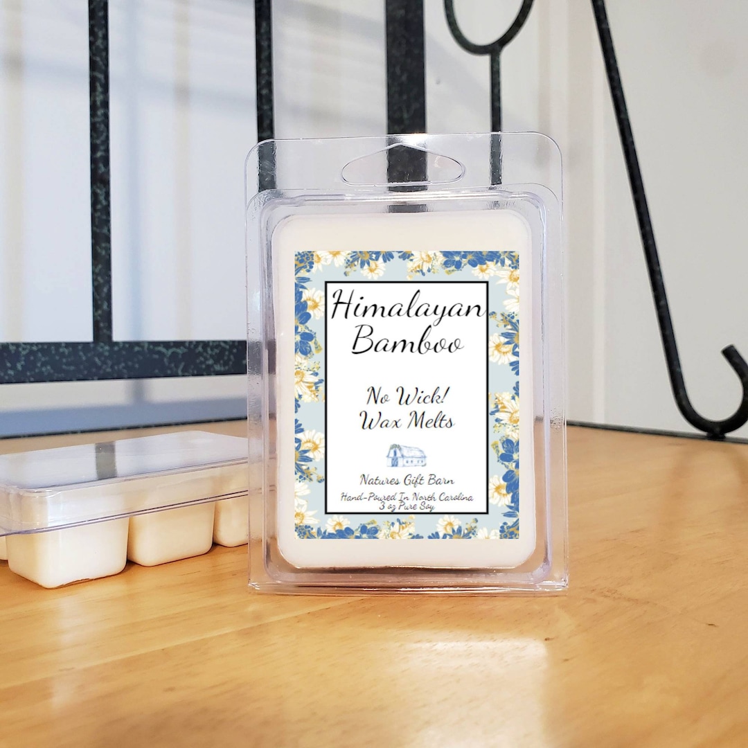 Himalayan Bamboo Scented Soy Wax Tarts Melts in Clamshell, Wax Cubes ...
