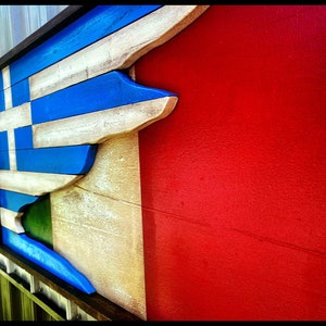 Greek Italian Flag, Rustic Greek Flag, Rustic Italian Flag, Custom Wood ...