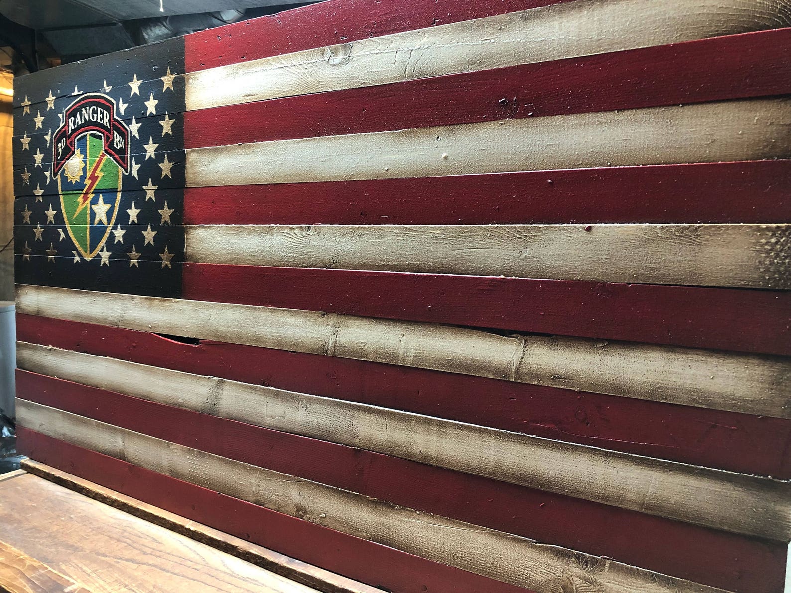 Army Ranger American Flag US Army Ranger Flag 3rd Ranger - Etsy