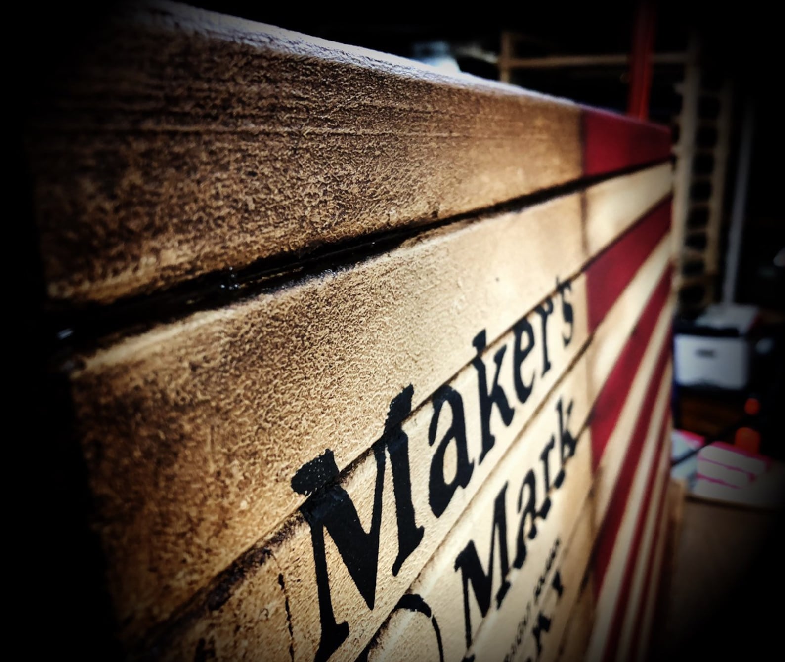 Makers Mark Whisky Flag Makers Mark Kentucky Whisky Makers | Etsy