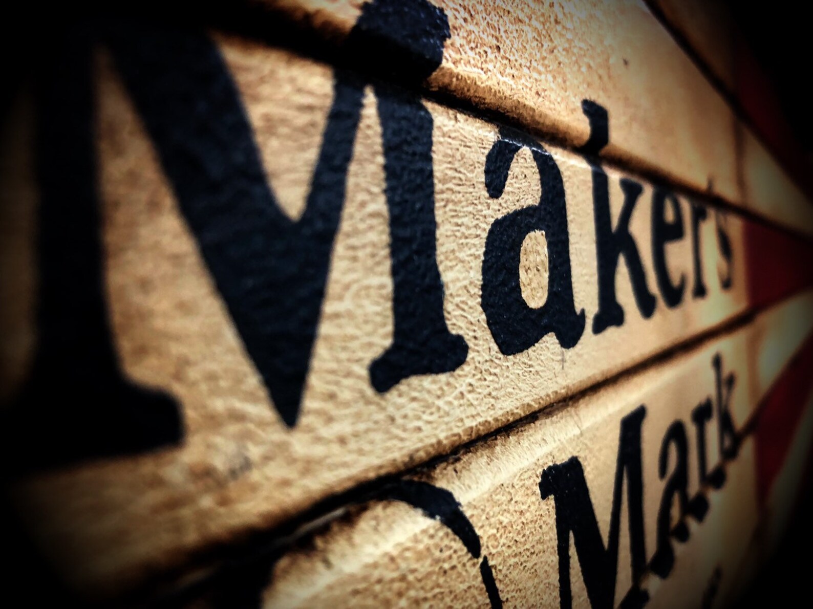 Makers Mark Whisky Flag Makers Mark Kentucky Whisky Makers | Etsy