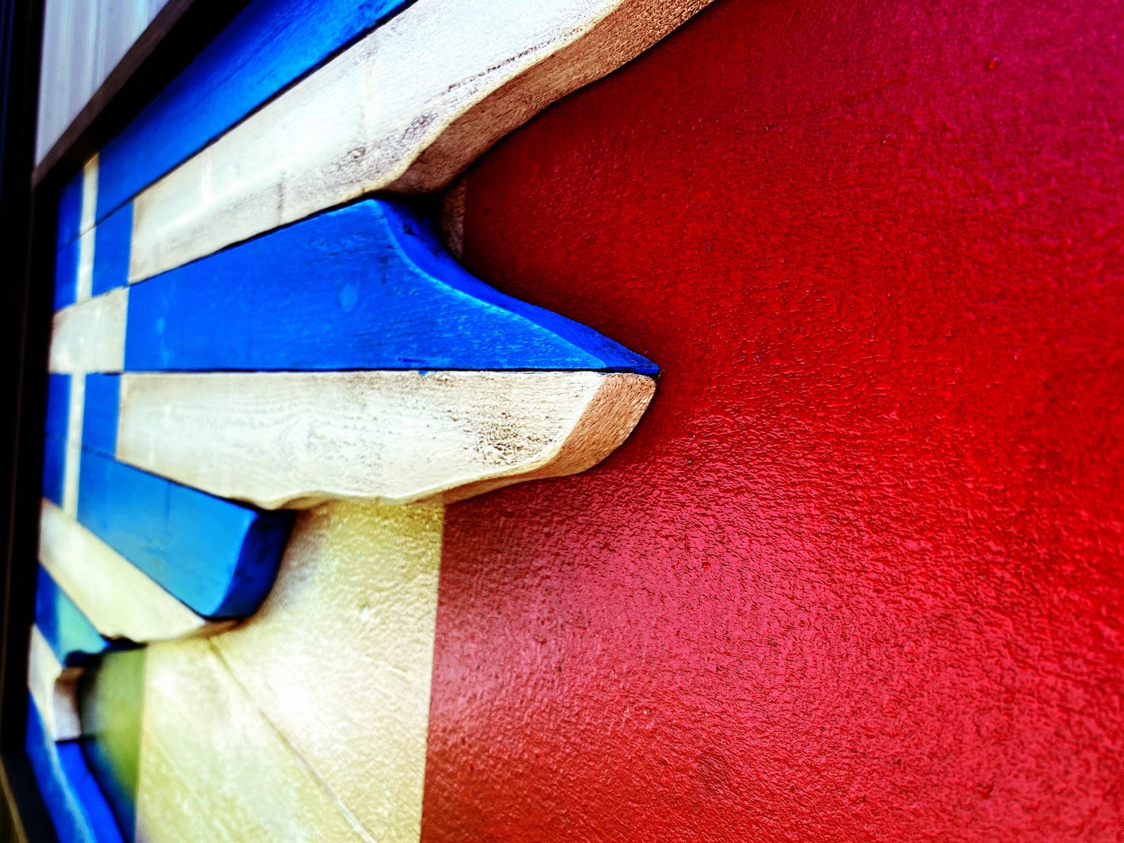 Greek Italian Flag Rustic Greek Flag Rustic Italian Flag - Etsy