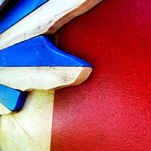 Greek Italian Flag, Rustic Greek Flag, Rustic Italian Flag, Custom Wood ...