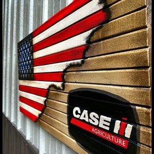 American Case IH Flag, Case Farm Equipment, American Flag, Case Tractor ...