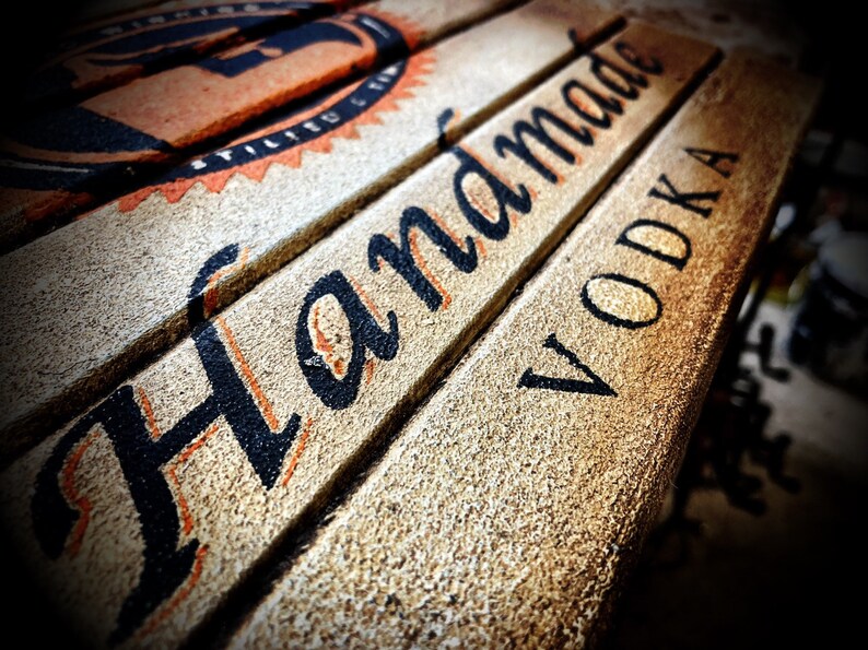 Tito's Vodka Flag Tito's Handmade Vodka Rustic - Etsy