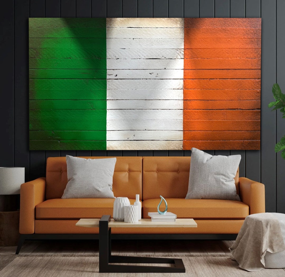 Irish Flag - Rustic Wood Ireland Flag - Etsy