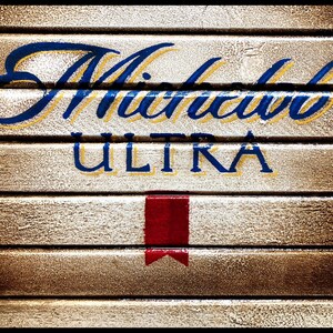 Michelob Ultra, Michelob Ultra Wood Flag, Rustic American Flag, Beer ...