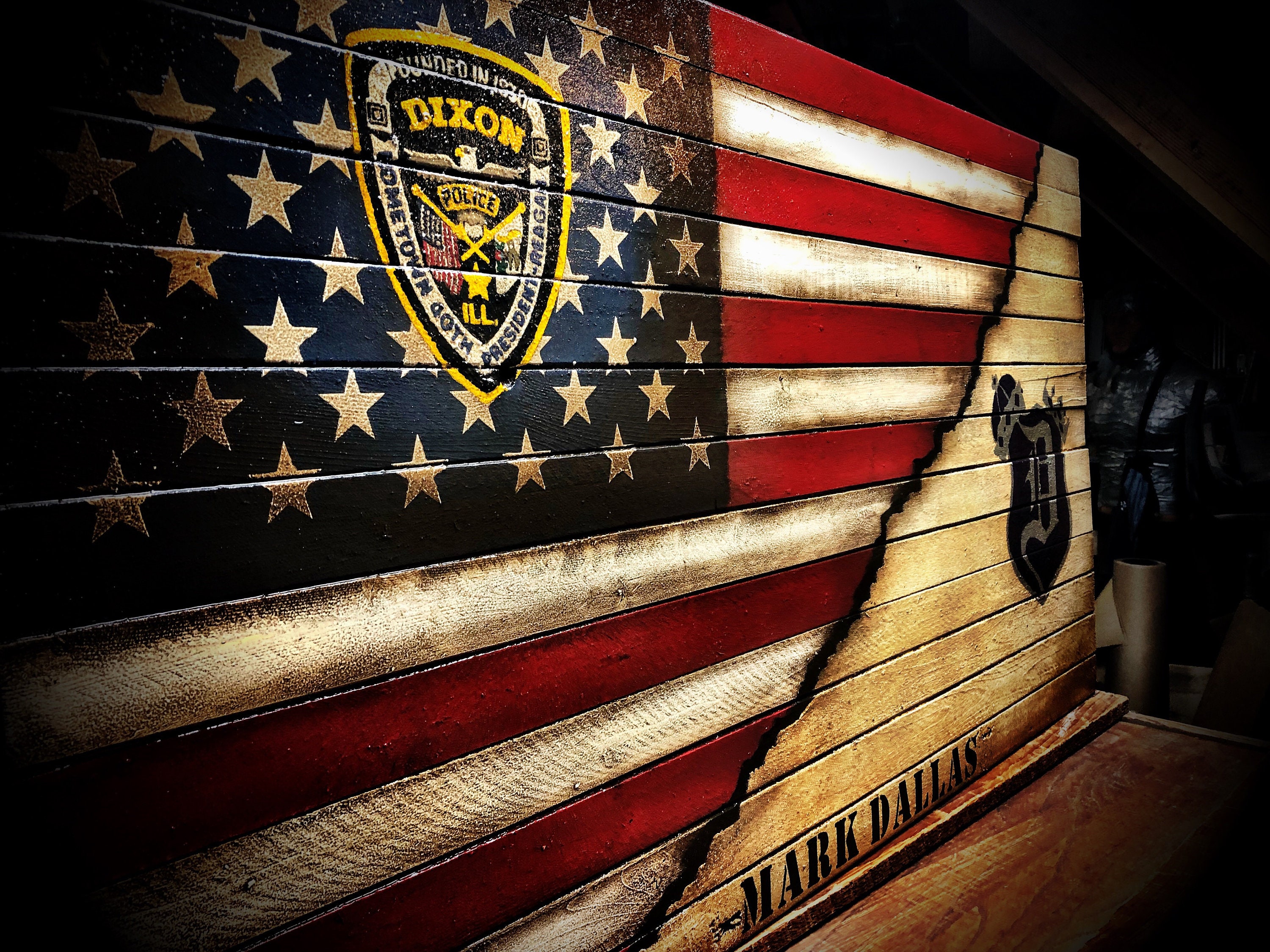 American Police Flag Law Enforcement Flag Police Retirement | Etsy