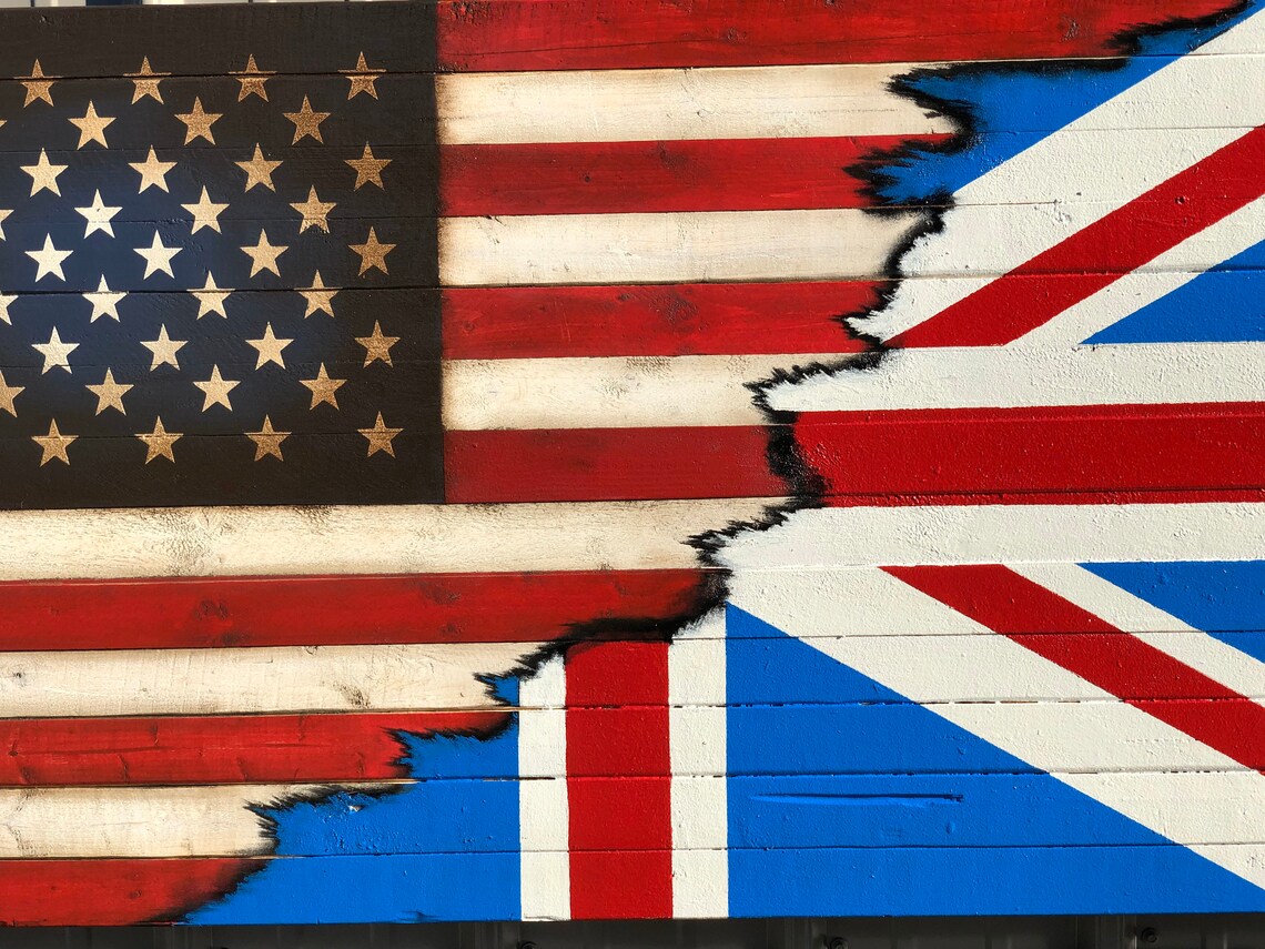 Wooden British Flag, Rustic British Flag, Union Jack Flag, Great ...