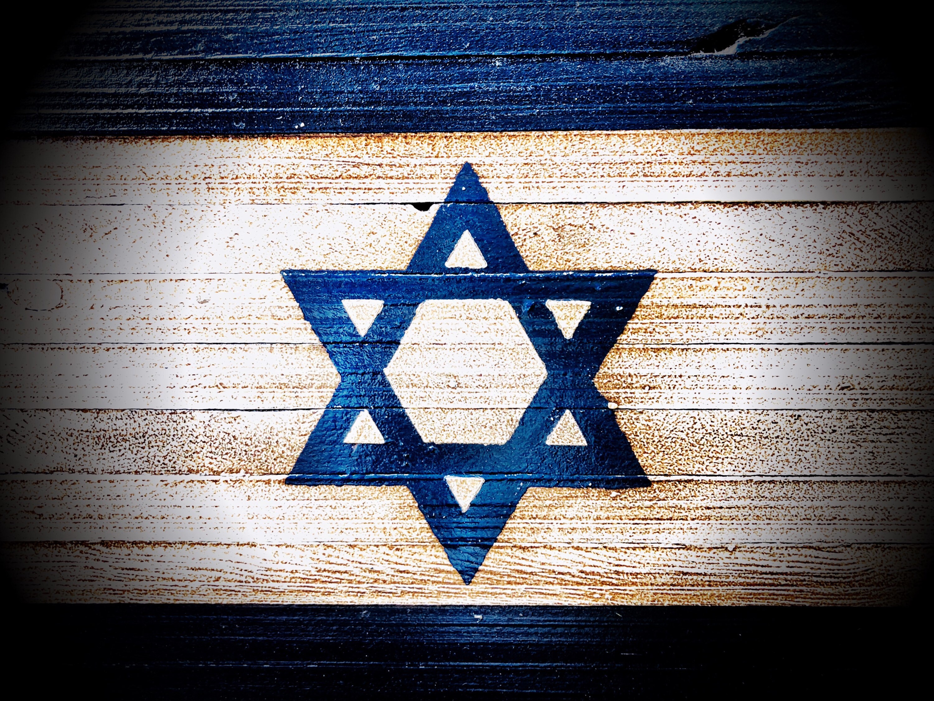 Flag of Zion Israel Flag Rustic Wooden Israel Flag Israel | Etsy