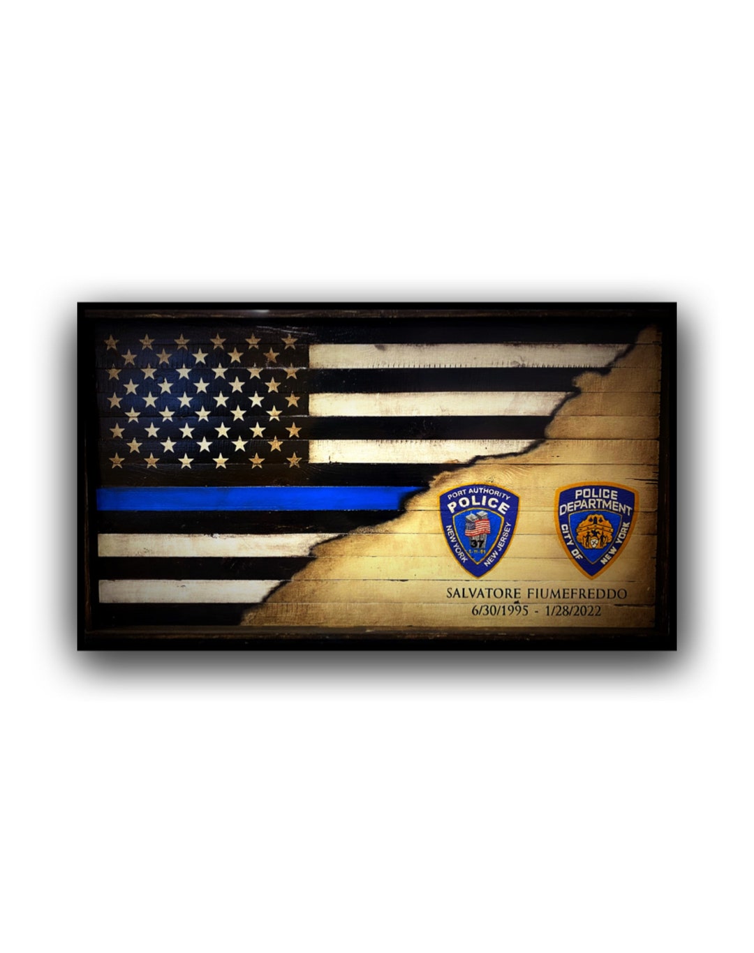 American Police Flag, Law Enforcement Flag, Police Retirement Gift ...