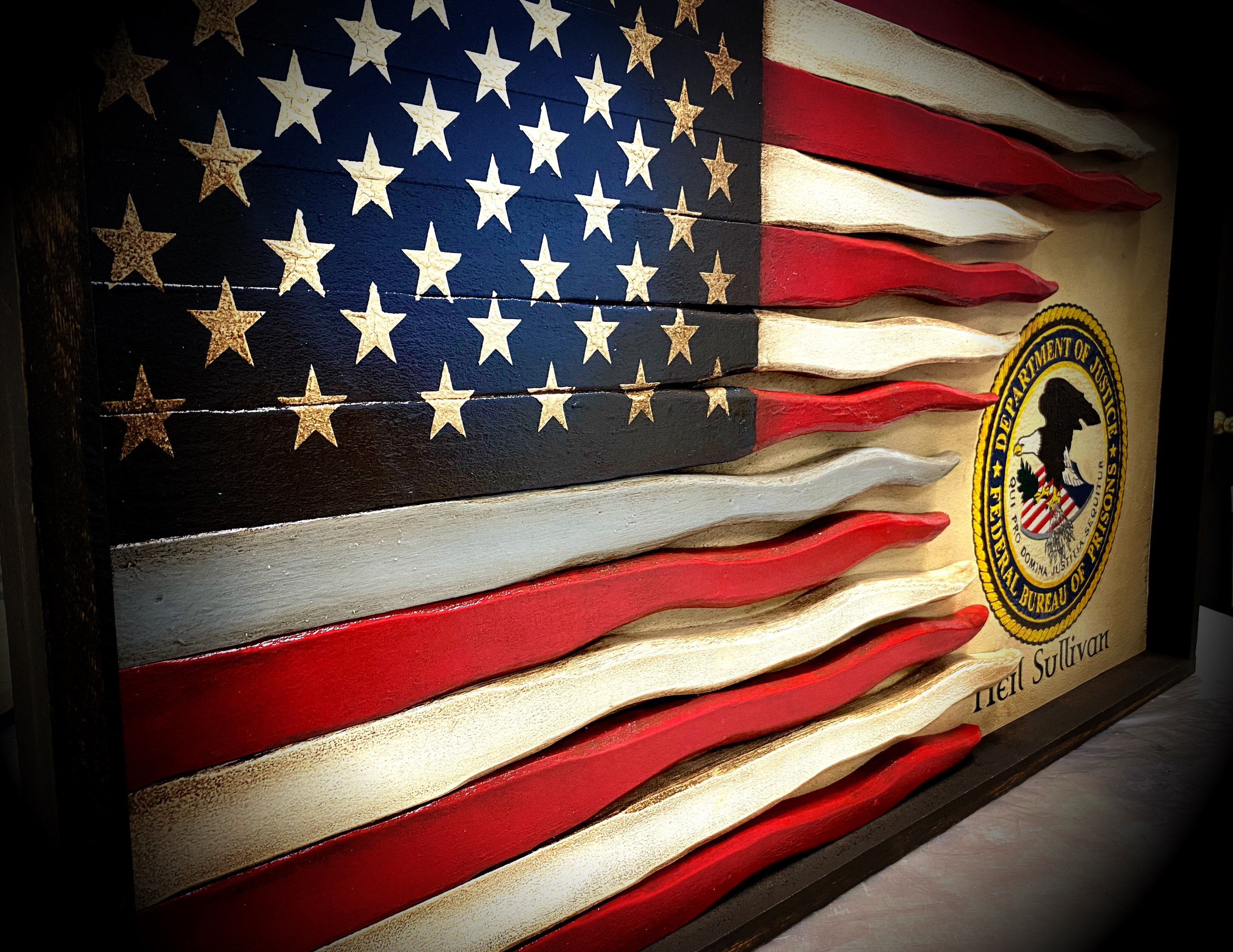 Department of Justice Flag Federal Law Enforcement Flag | Etsy