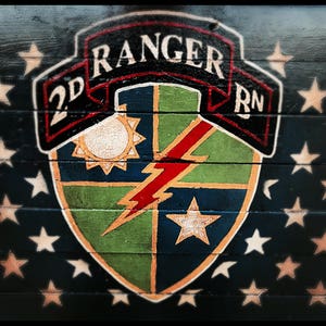 Army Ranger American Flag, US Army Ranger Flag, 2nd Ranger Battalion ...