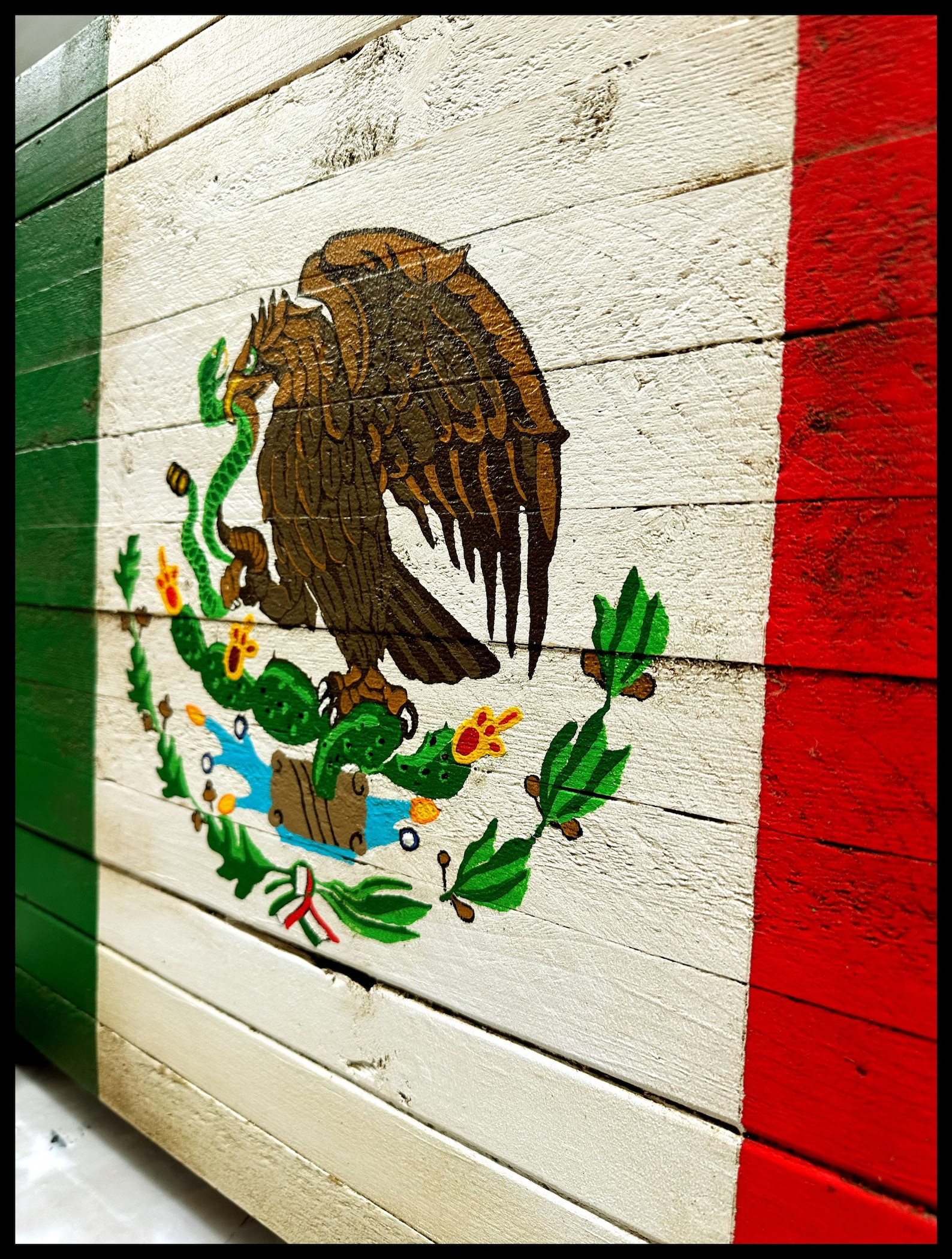 Mexico Flag - Wood Mexican Flag - Etsy