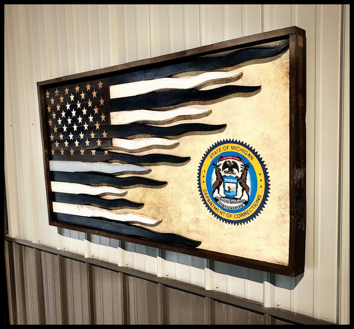 Department of Corrections Flag Law Enforcement Flag - Etsy