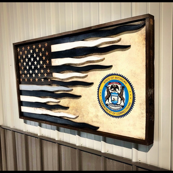 Custom Correctional Officer Flag - Etsy