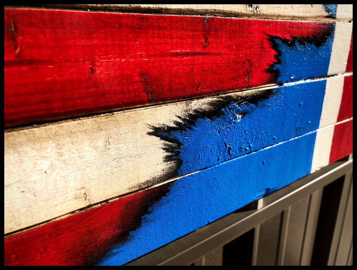 Wooden British Flag, Rustic British Flag, Union Jack Flag, Great ...