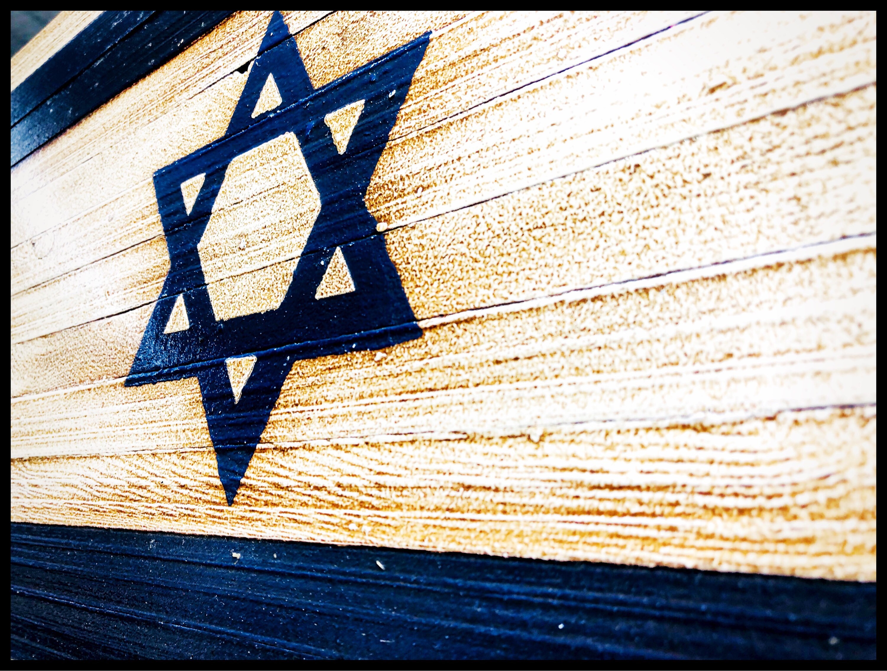 Flag of Zion Israel Flag Rustic Wooden Israel Flag Israel | Etsy