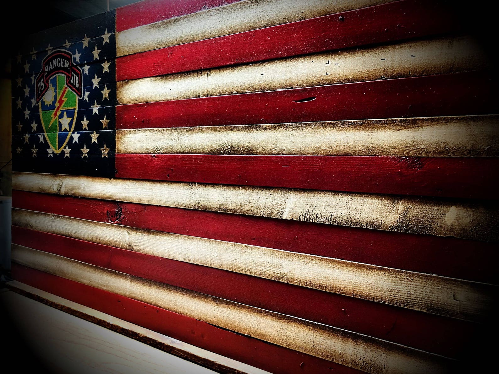 Army Ranger American Flag US Army Ranger Flag 75th Ranger - Etsy