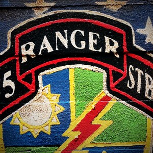 Army Ranger American Flag, US Army Ranger Flag, 75th Ranger Battalion ...