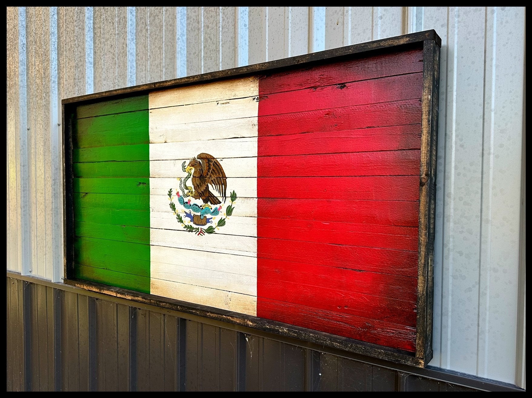 Mexico Flag - Wood Mexican Flag - Etsy