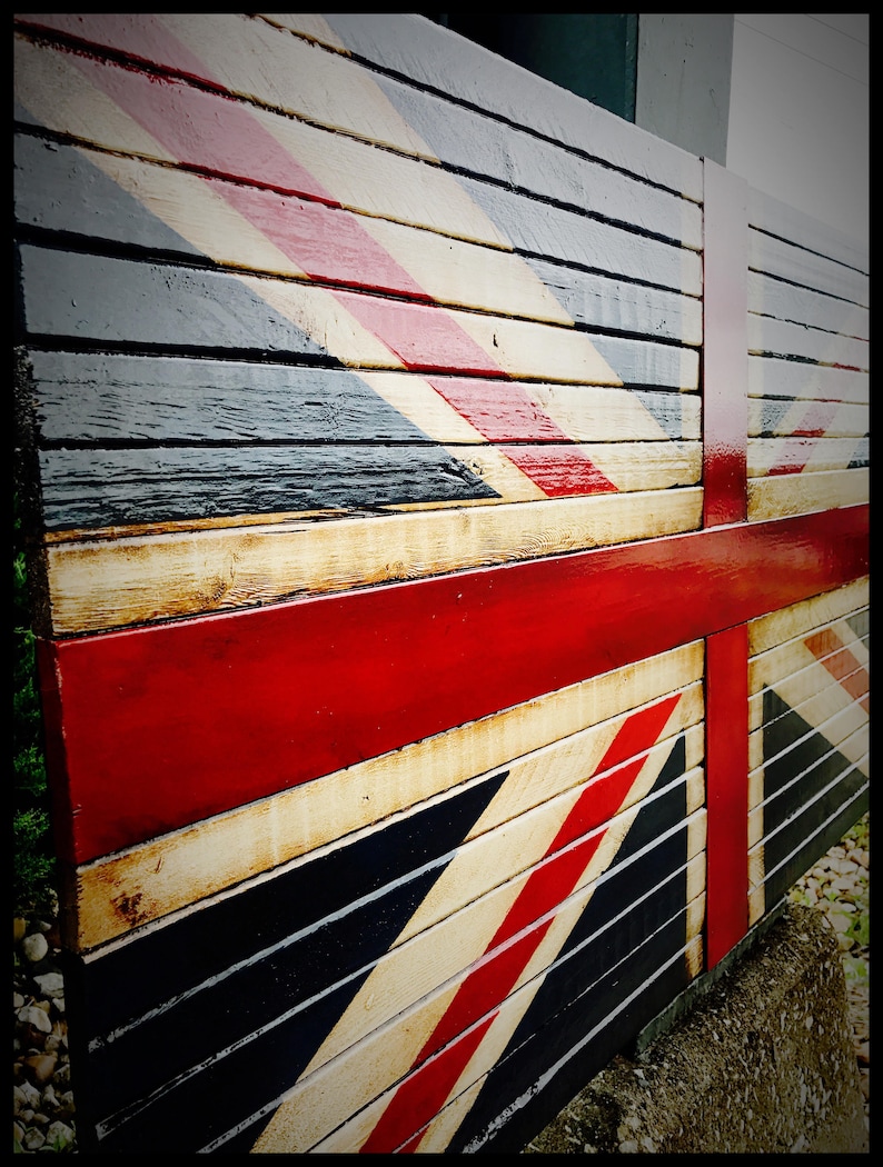 Wooden British Flag Rustic British Flag Union Jack Flag | Etsy