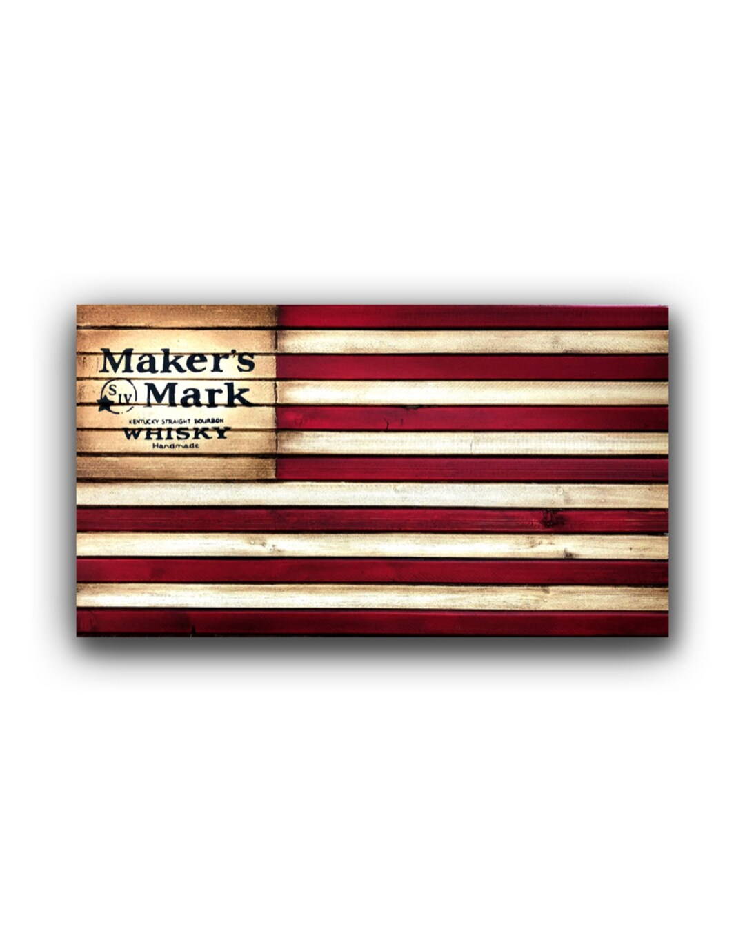 Makers Mark Whisky Flag, Makers Mark Kentucky Whisky, Makers Mark Flag ...