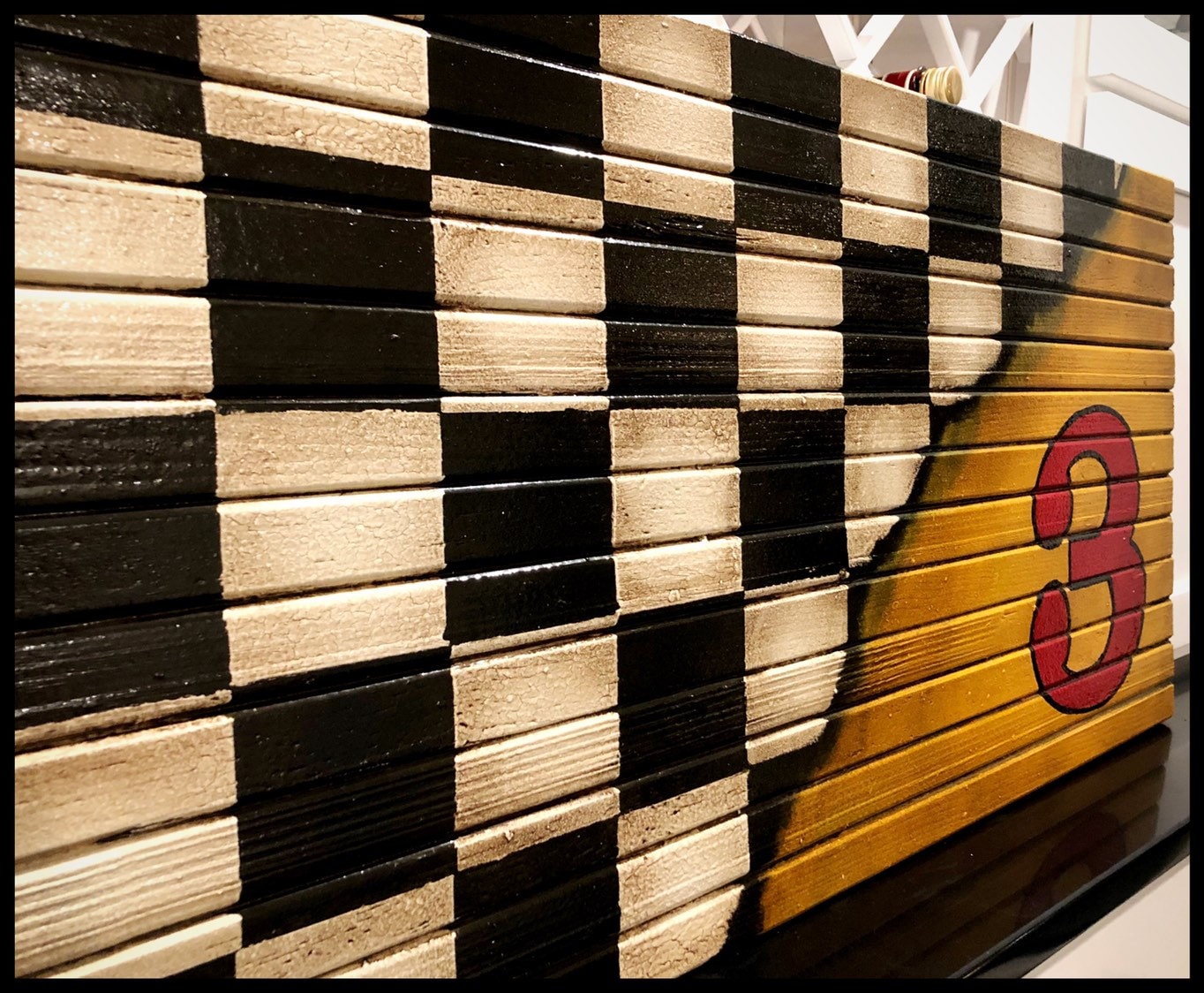 Checkered Flag Rustic Racing Flag NASCAR Victory Flag | Etsy