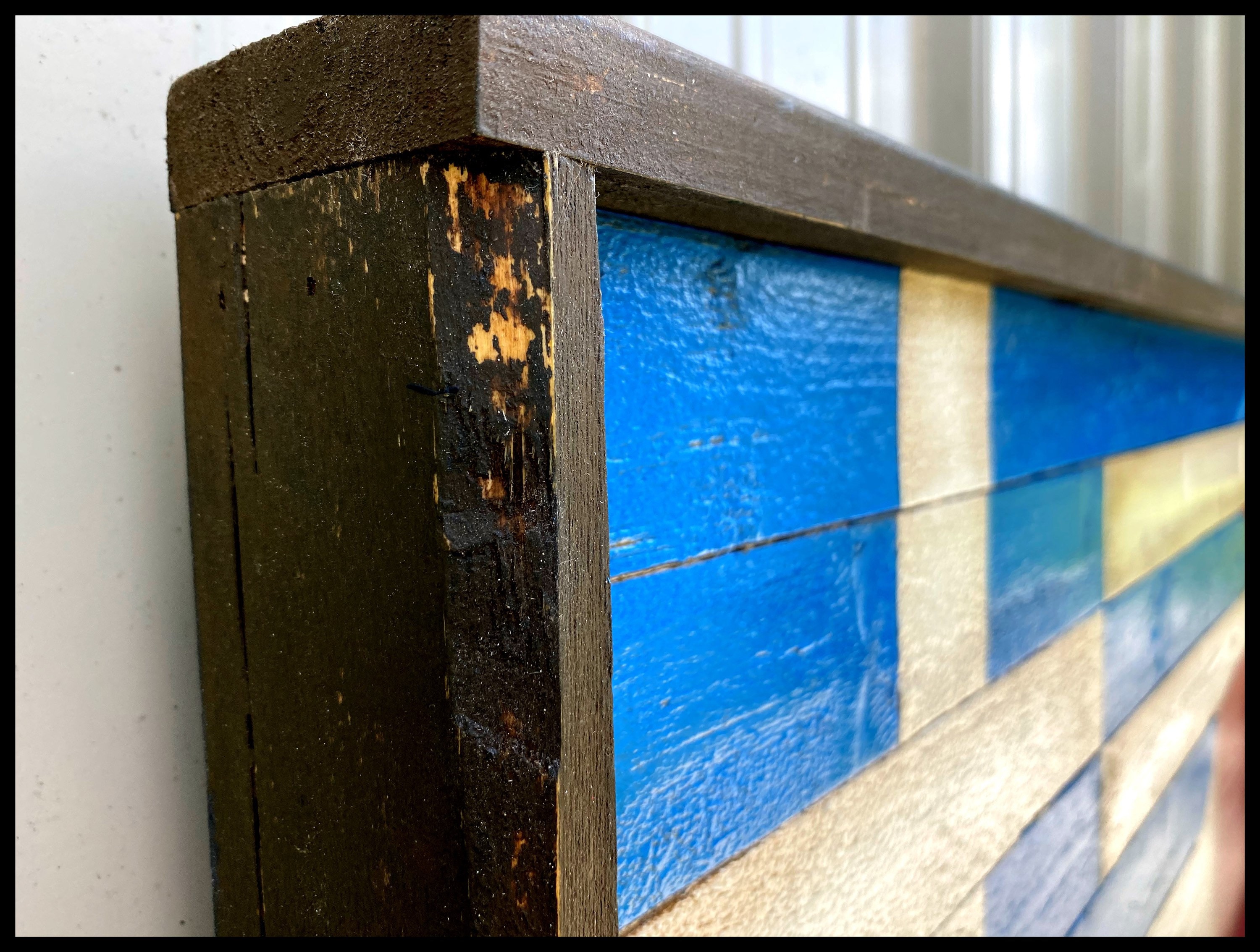 Greek Italian Flag Rustic Greek Flag Rustic Italian Flag | Etsy