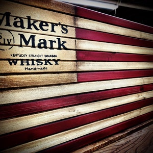 Makers Mark Whisky Flag, Makers Mark Kentucky Whisky, Makers Mark Flag ...