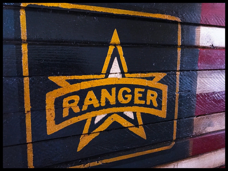 Army Rangers US Army Flag Army Rangers Sign American Flag - Etsy