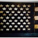 Thin Gold Line Flag, Thin Gold Line Sign, Wooden Gold Line Flag, Gold ...