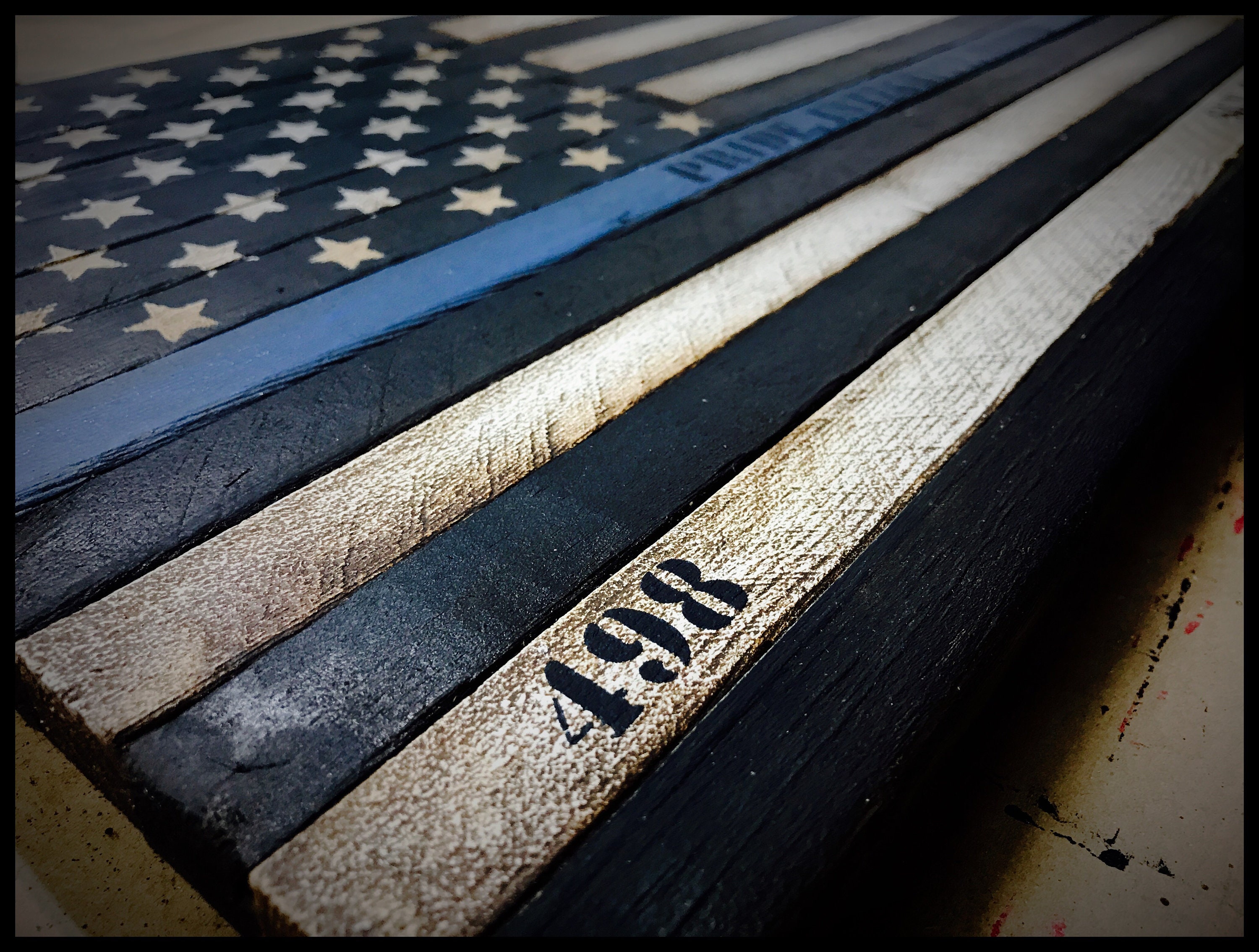 American Police Flag Law Enforcement Flag Police Retirement | Etsy