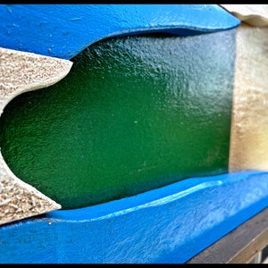 Greek Italian Flag, Rustic Greek Flag, Rustic Italian Flag, Custom Wood ...