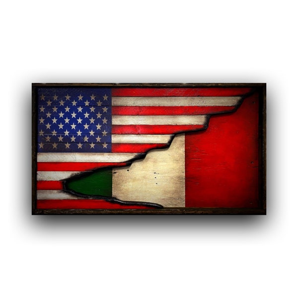 Rustic American Flag - Etsy