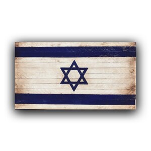 Flag of Zion, Israel Flag, Rustic Wooden Israel Flag, Israel, Jewish ...