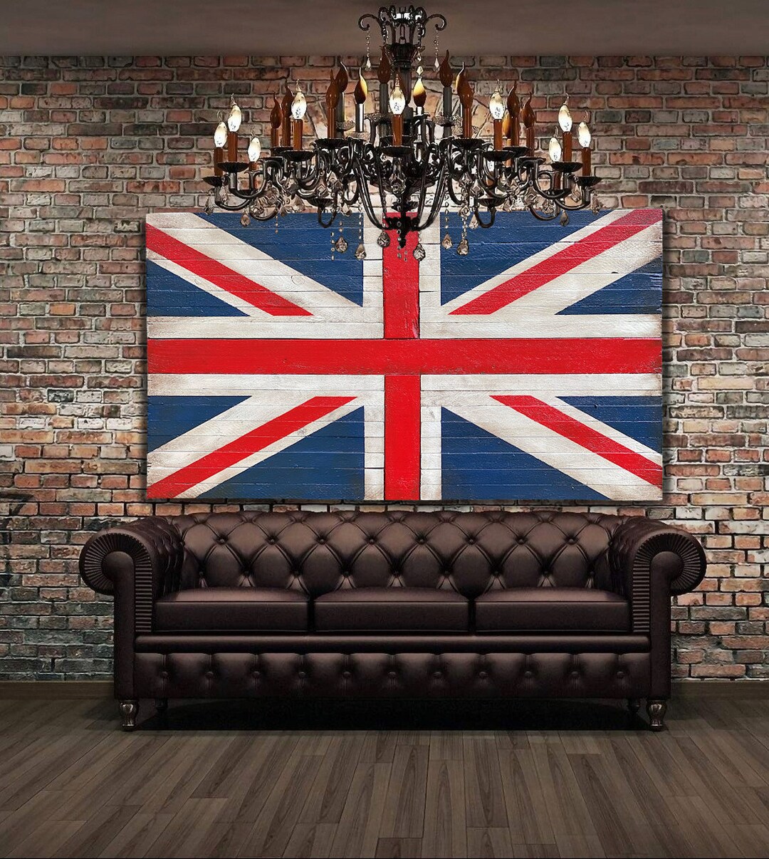 Oversized British Flag - Large Wood British Flag - Etsy