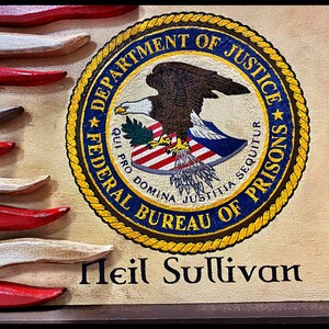 Department of Justice Flag, Federal Law Enforcement Flag, Correctional ...